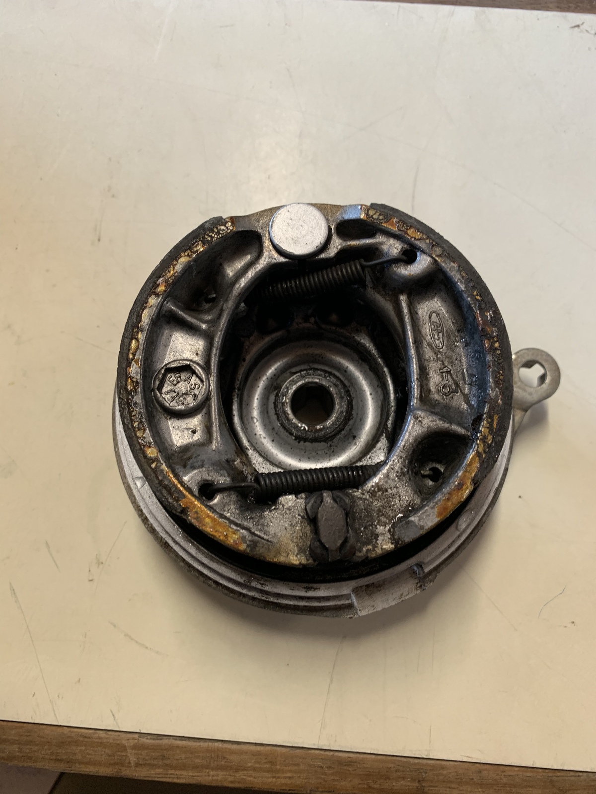 HONDA CRF 100 FRONT BRAKE BACKING PLATE