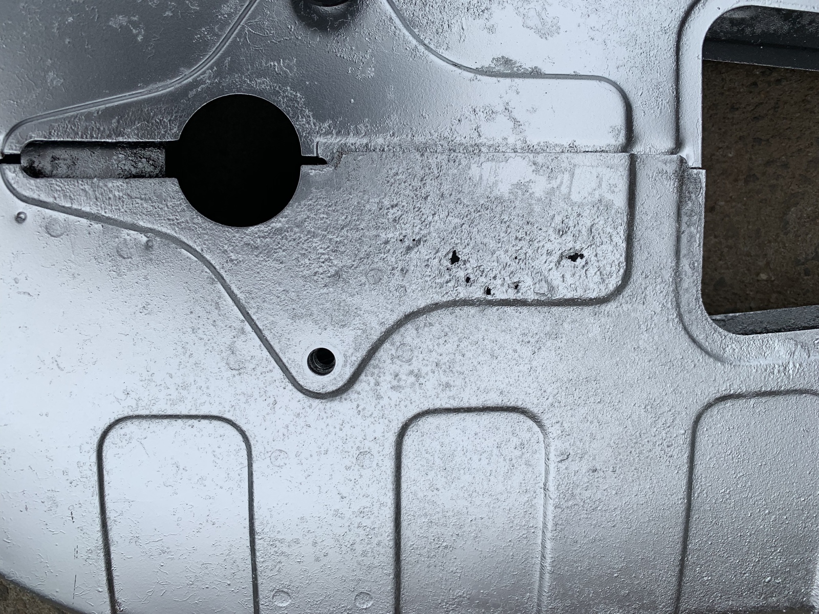 YAMAHA AG 200 enclosed chain guards - tin covers top and bottom 36X ...