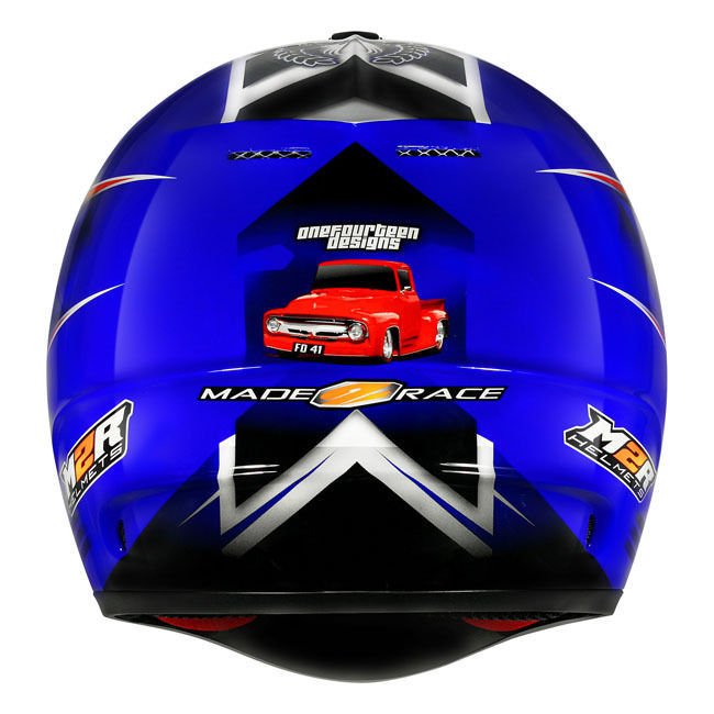 M2R FORD DALE REPLICA HELMET LIMITED EDITION MX DIRT BIKE PC1 SIZESMALL ...