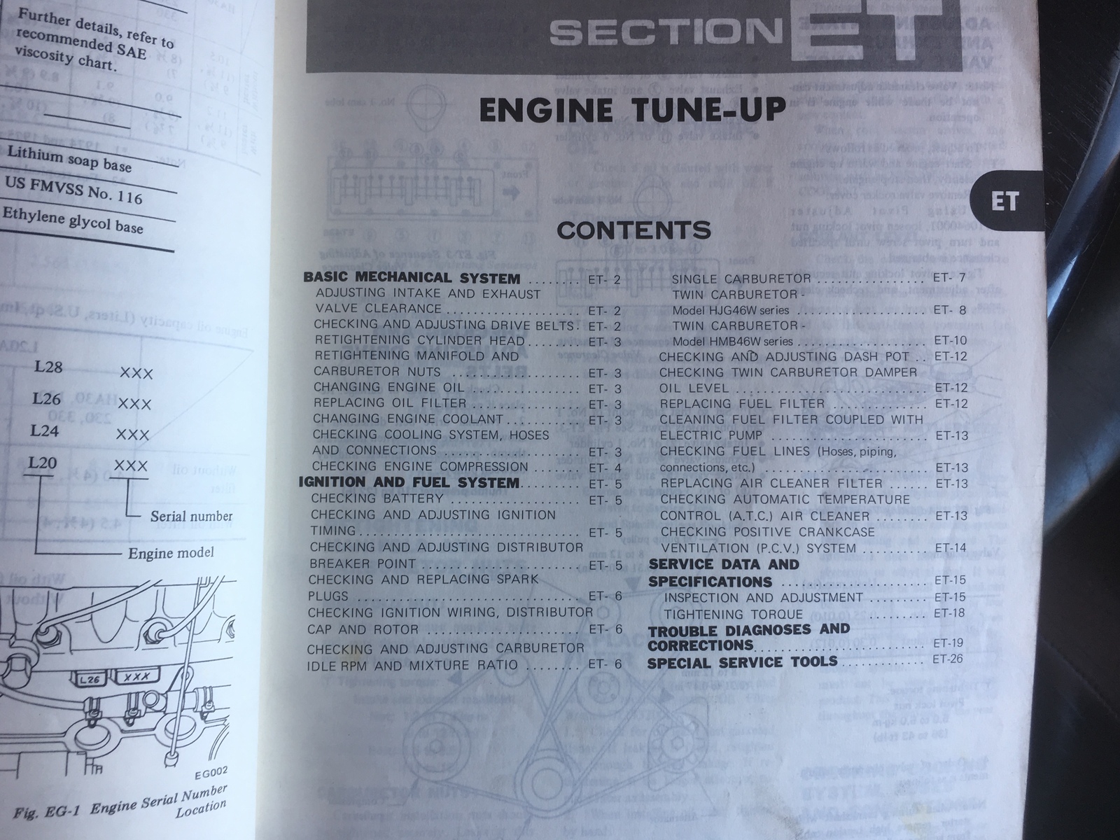 NISSAN MODEL L20A L24 L26 L28 SERIES ENGINE NISSAN WORKSHOP SERVICE MANUAL