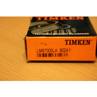 TIMKEN part number LM67000LA Tapered Roller Cone Bearing SEALED TYPE