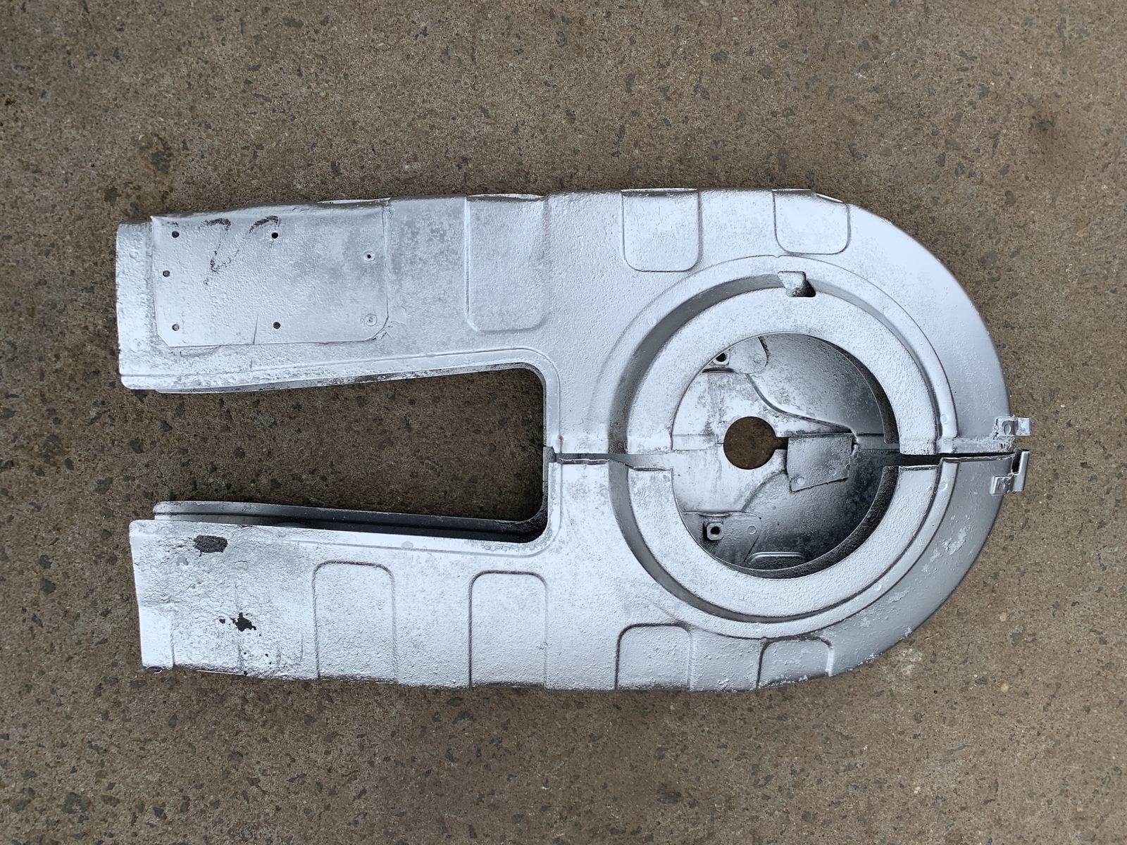 YAMAHA AG 200 enclosed chain guards - tin covers top and bottom 36X ...