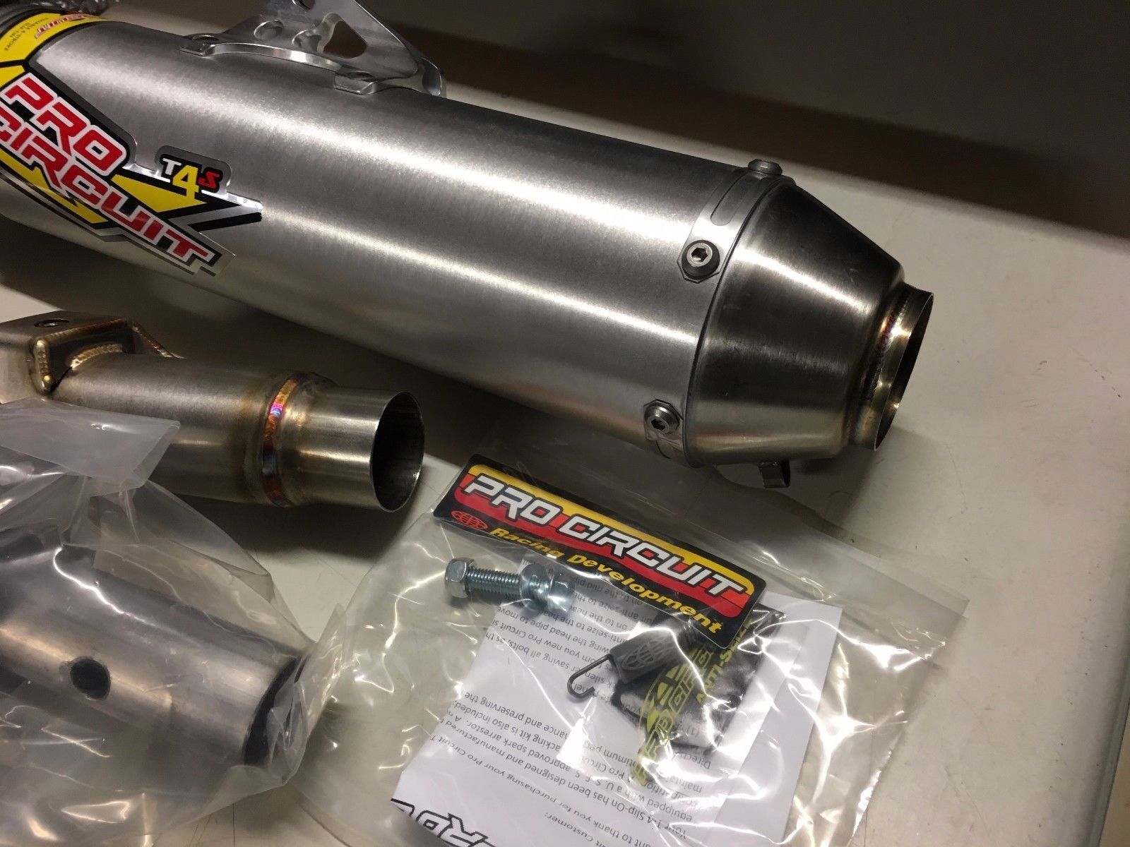 PRO CIRCUIT T4S SLIP ON MUFFLER KAWASAKI KX 450 F 09 - 11 PC0121145A