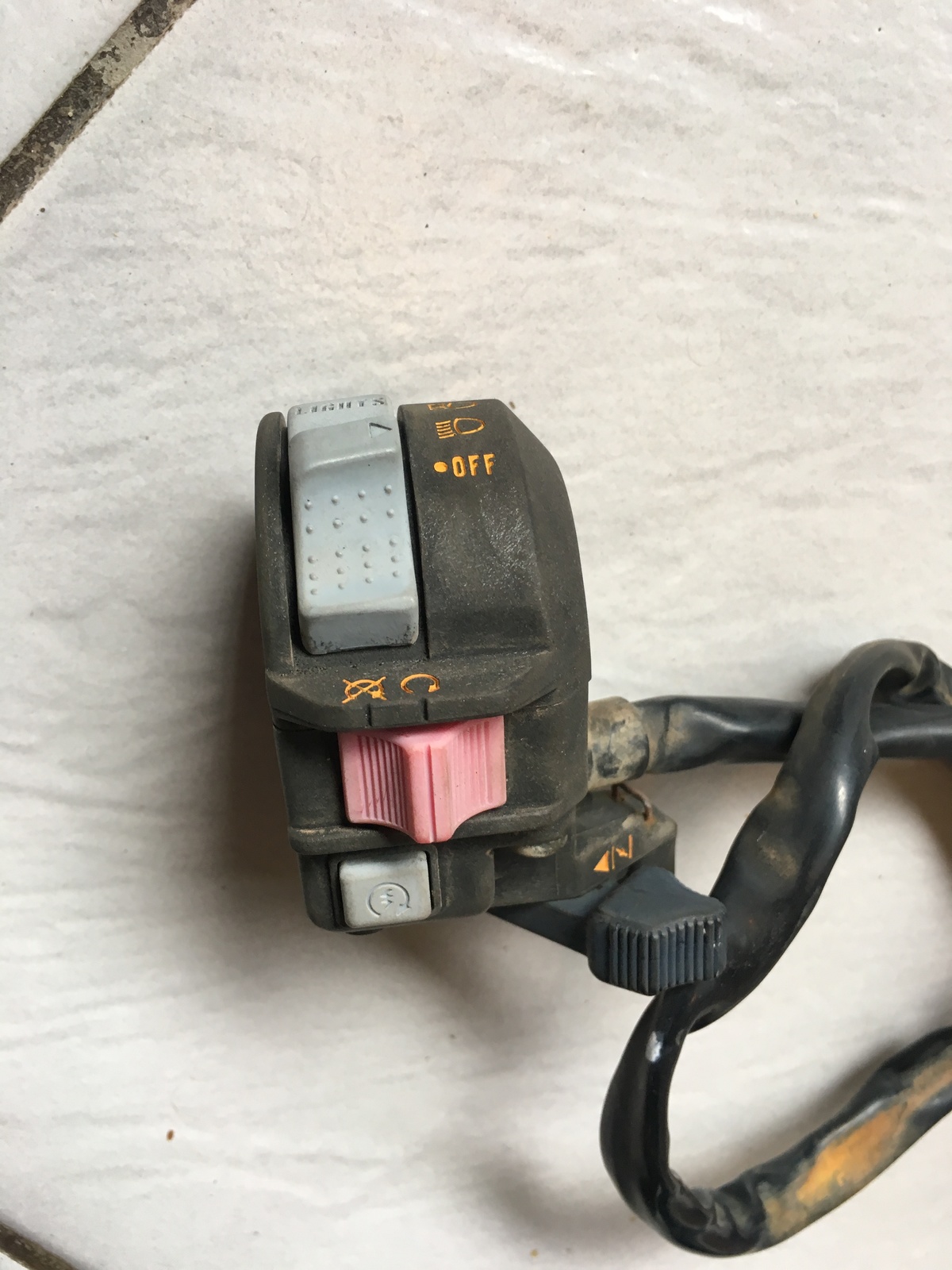 YAMAHA KODIAK 400 2000 - 2001 LEFT COMBO SWITCH BLOCK - STARTER KILL LIGHTS