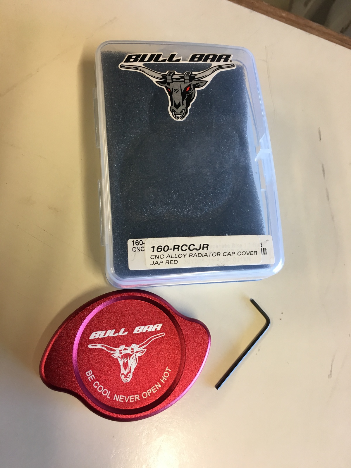 RED ALLOY RADIATOR CAP COVER JAP TYPE HONDA CR CRF CRFX YZ WR RMX RMZ BLING