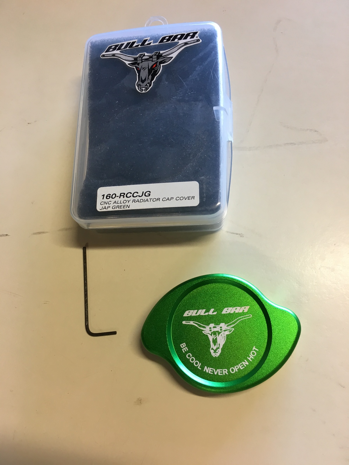 GREEN ALLOY RADIATOR CAP COVER JAP TYPE KAWASAKI KX KXF YZ CR RMX RMZ BLING