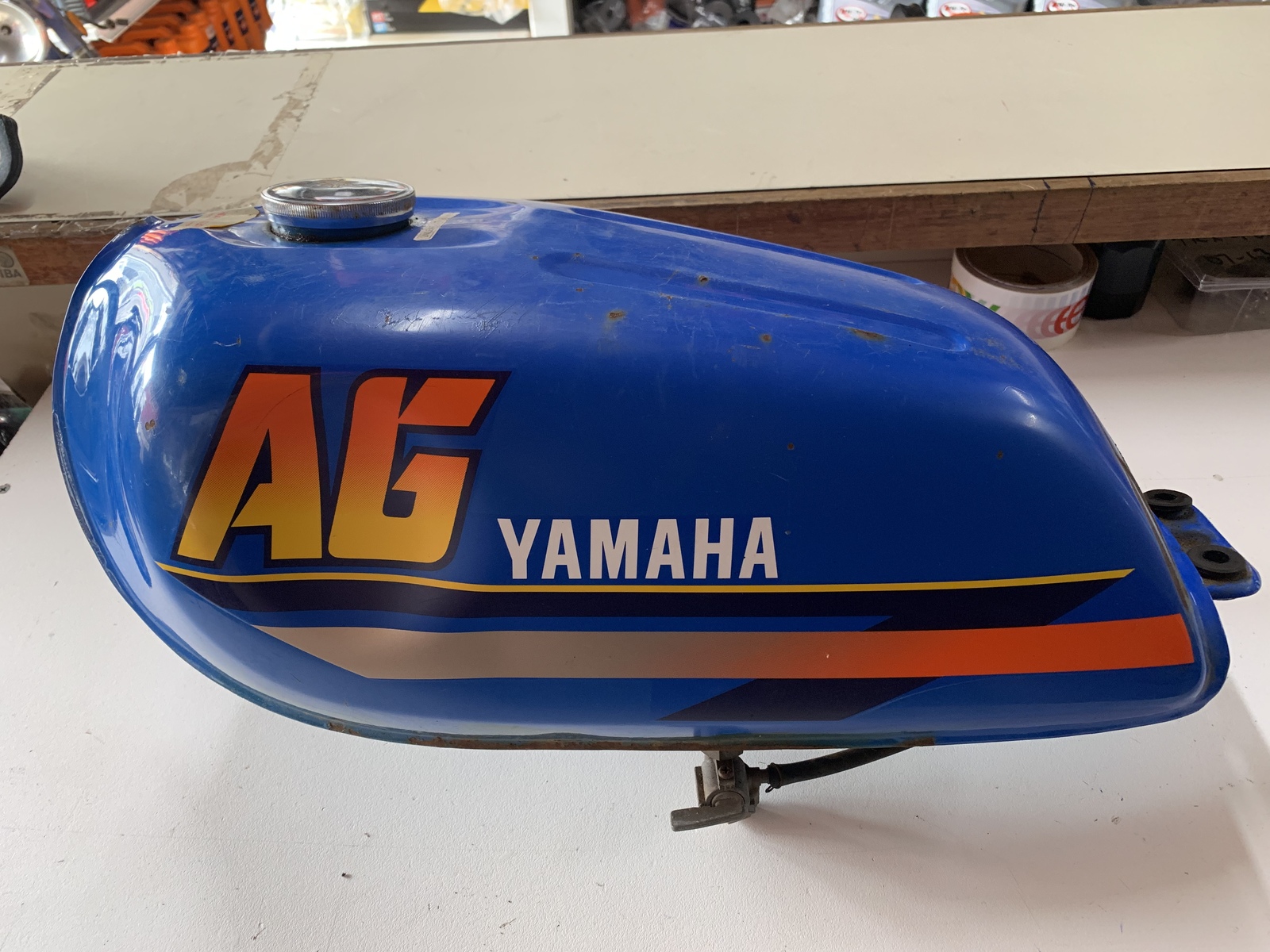 YAMAHA AG 100 2 STROKE FARM BIKE FUEL PETROL TANK NO CAP
