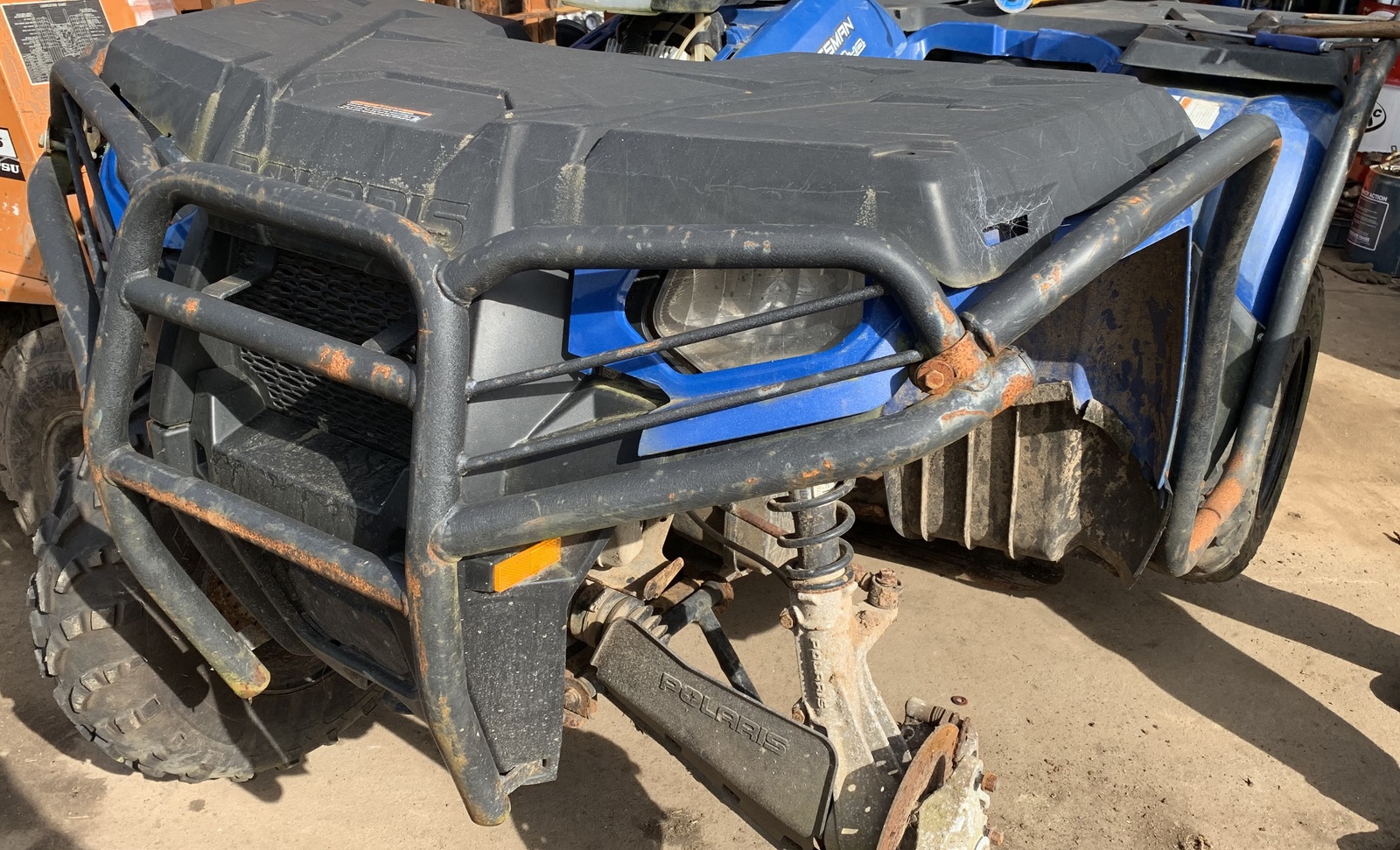 POLARIS SPORTSMAN 400 BULL BAR - KIWI KIT SIDE RAILS 450 - 500