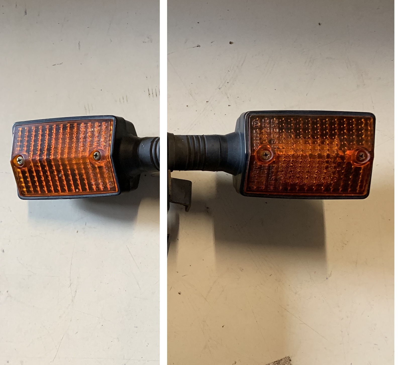 YAMAHA DT 175 FRONT BLINKERS LEFT RIGHT PAIR , WINKER FLASHER 84