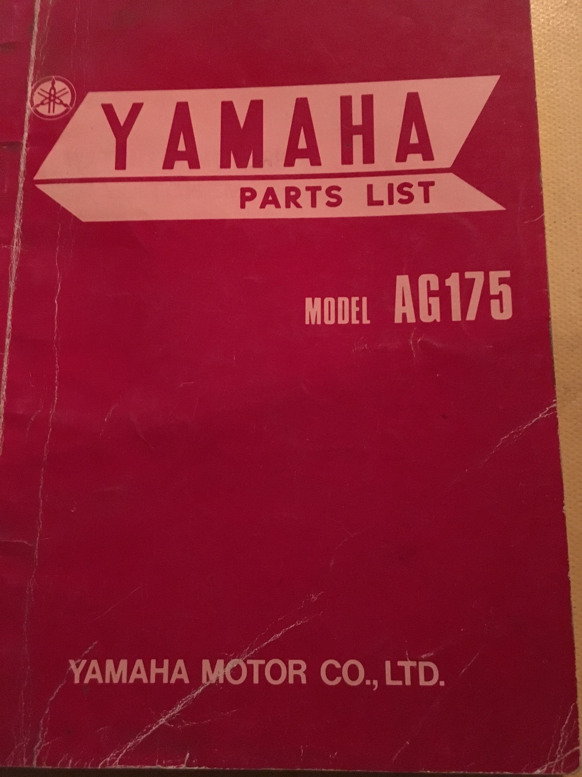 YAMAHA AG175 PARTS MANUAL