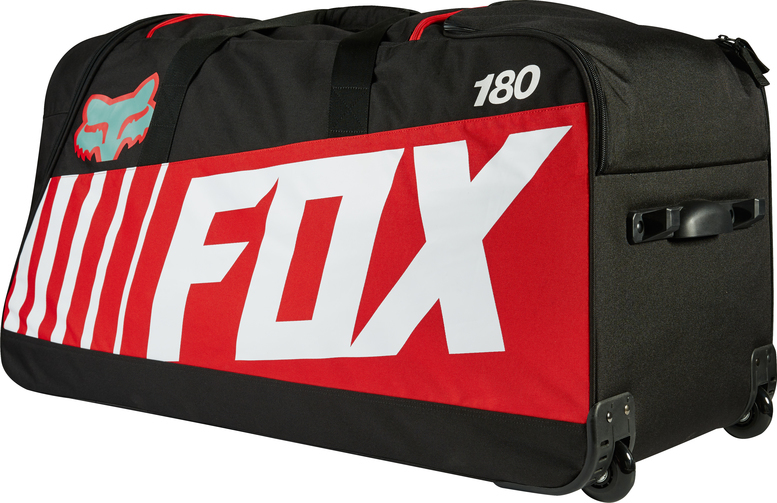 FOX RACING 180 SAYAK 2018 ROLLER GEAR BAG WHEELS RED / BLACK