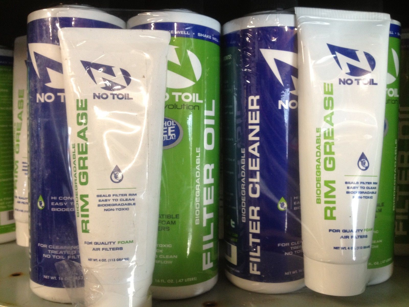 NO TOIL AIR FILTER SERVICE KIT OIL CLEANER GREASE WASH IN WATER SAFE ...