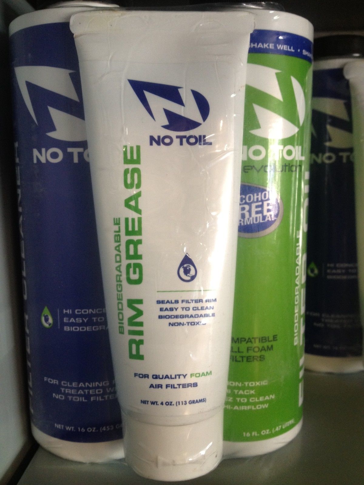 NO TOIL AIR FILTER SERVICE KIT OIL CLEANER GREASE WASH IN WATER SAFE MX ...