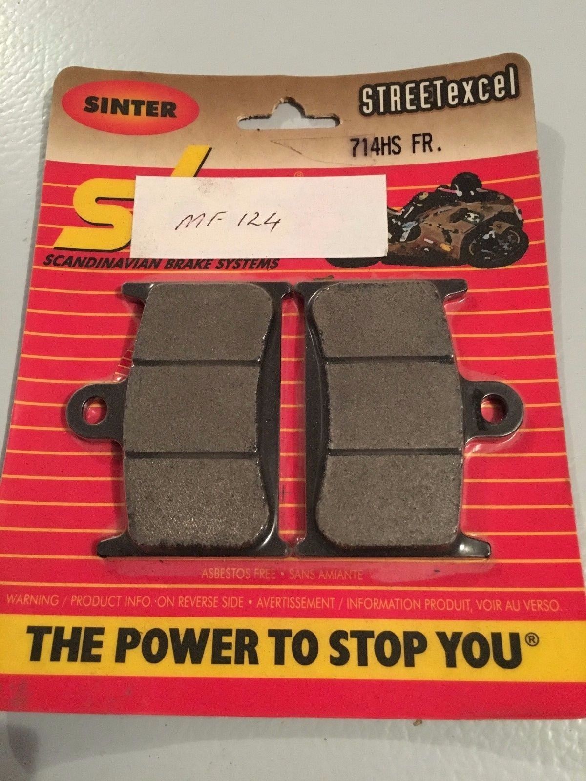 SBS SINTER BRAKE PADS SUZUKI BANDIT 1200 TRIUMPH DAYTONA ROCKET 714 HS FR