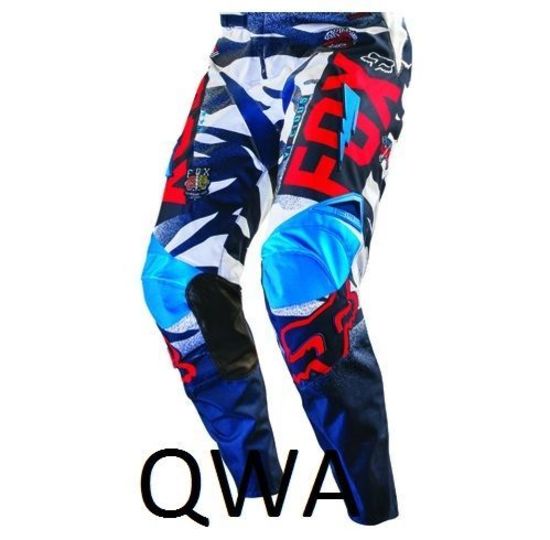 FOX RACING MX GEAR OFF ROAD 180 VICIOUS BLUE / WHITE PANTS SIZE 32