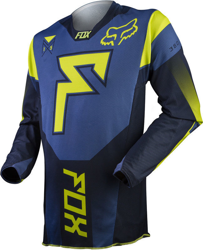 FOX RACING MX ENDURO OFF ROAD FRANCHISE JERSEY BLUE SIZE SMALL