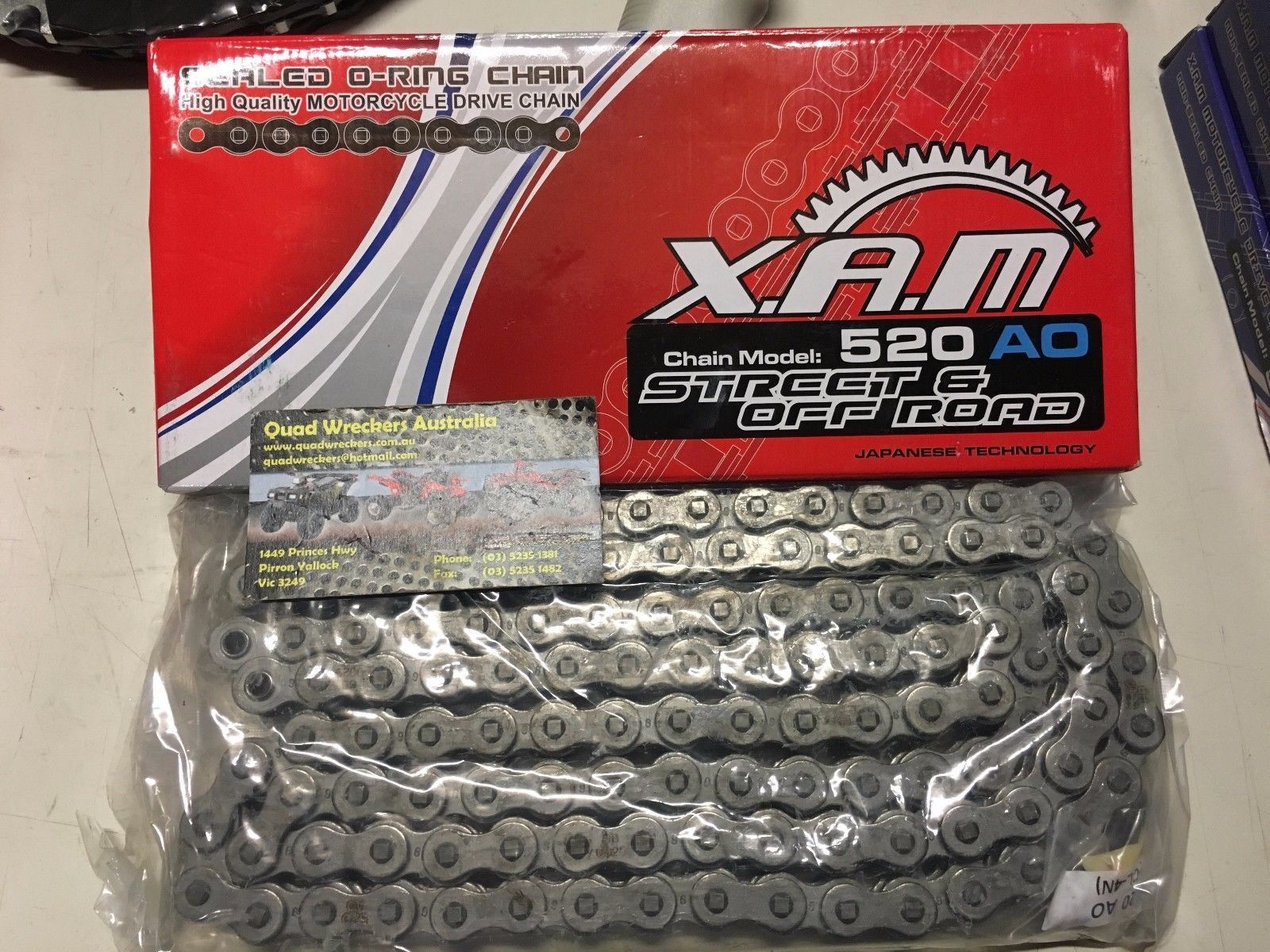 XAM X A M STREET & OFF ROAD SEALED O RING 520 CHAIN 120 LINK KTM YZF ...