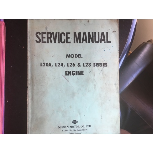 NISSAN MODEL L20A L24 L26 L28 SERIES ENGINE NISSAN WORKSHOP SERVICE MANUAL