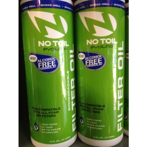 NO TOIL AIR FILTER OIL TWIN PACK WASH IN WATER SAFE MX DIRT KTM YZ YZF ...