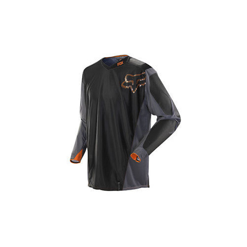 FOX RACING LEGION MX ENDURO GREY ORANGE BLACK JERSEY SIZE MEDIUM