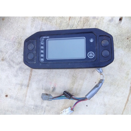 WRECKING YAMAHA RHINO 660 SPEEDOMETER SPEEDO DIGITAL 4300 kms