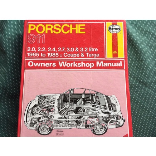 PORSCHE 911 HAYNES WORKSHOP MANUAL