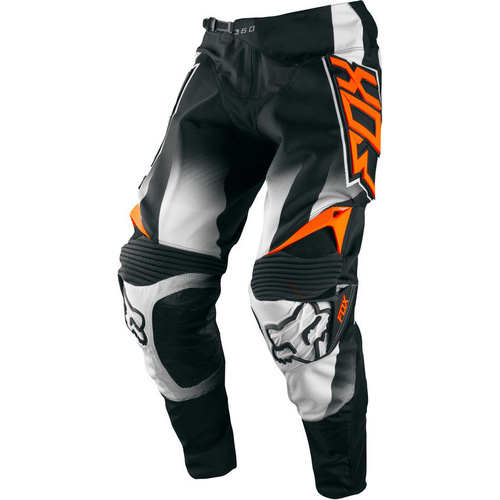 FOX RACING MX OFF ROAD 360 FRANCHISE BLACK ORANGE PANTS SIZE 30 SAVE ...